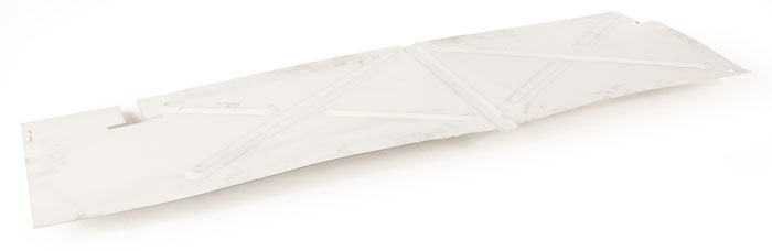 1955-1959 Bus Deluxe Belly Pan, Left side 215703705